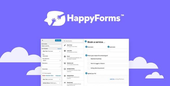Happyforms Pro - Friendly Drag And Drop Contact Form Builder - GPLRock.Com